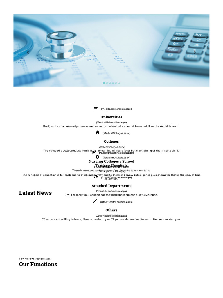 Home - Specialized Healthcare & Medical Education Department | PDF | Public Services | Social ...