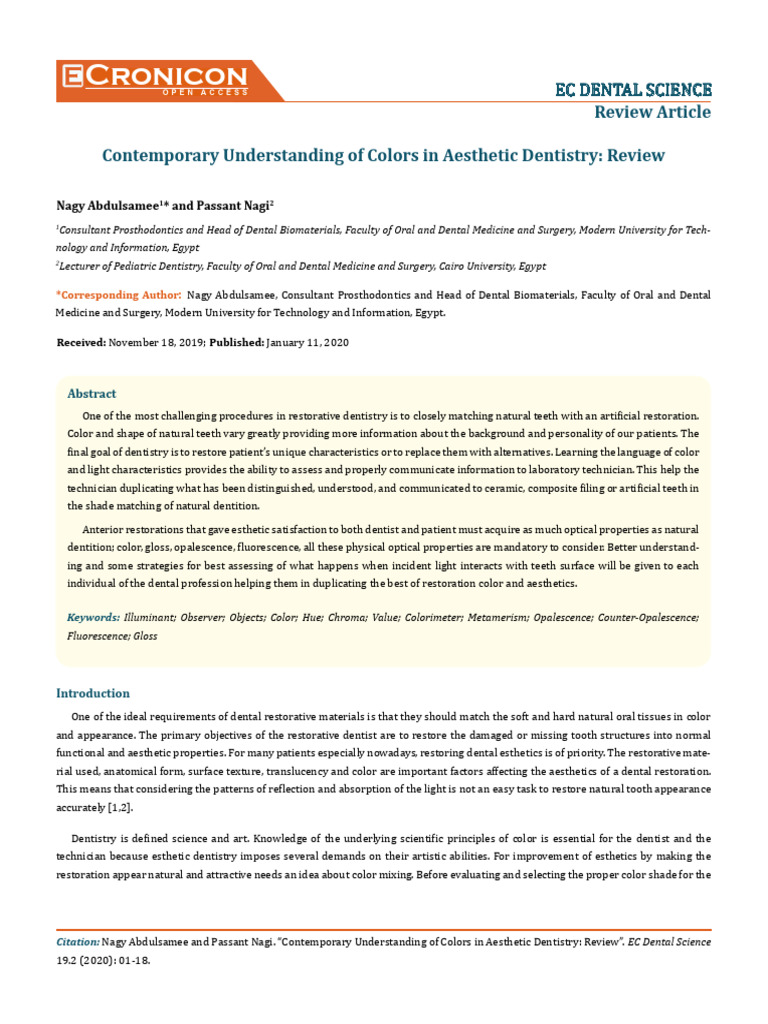 Contemporary Understanding of Colors in | PDF | Color | Visual Perception