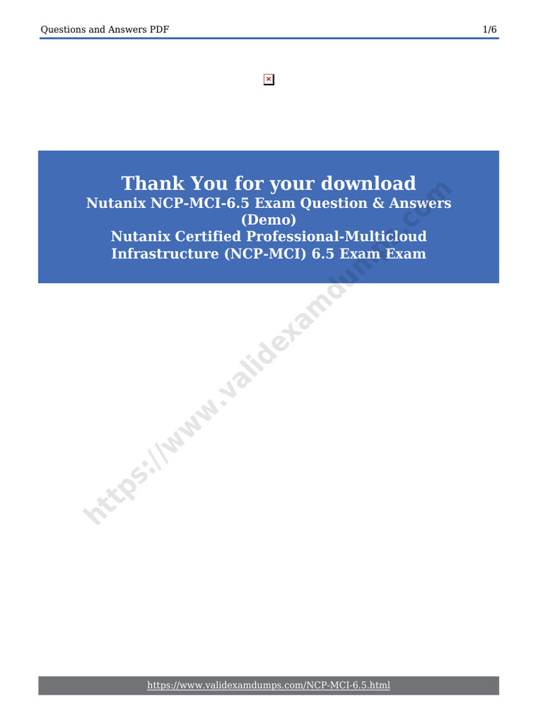 NCP-MCI-6.5-DEMO | PDF | Computer Cluster | System Software