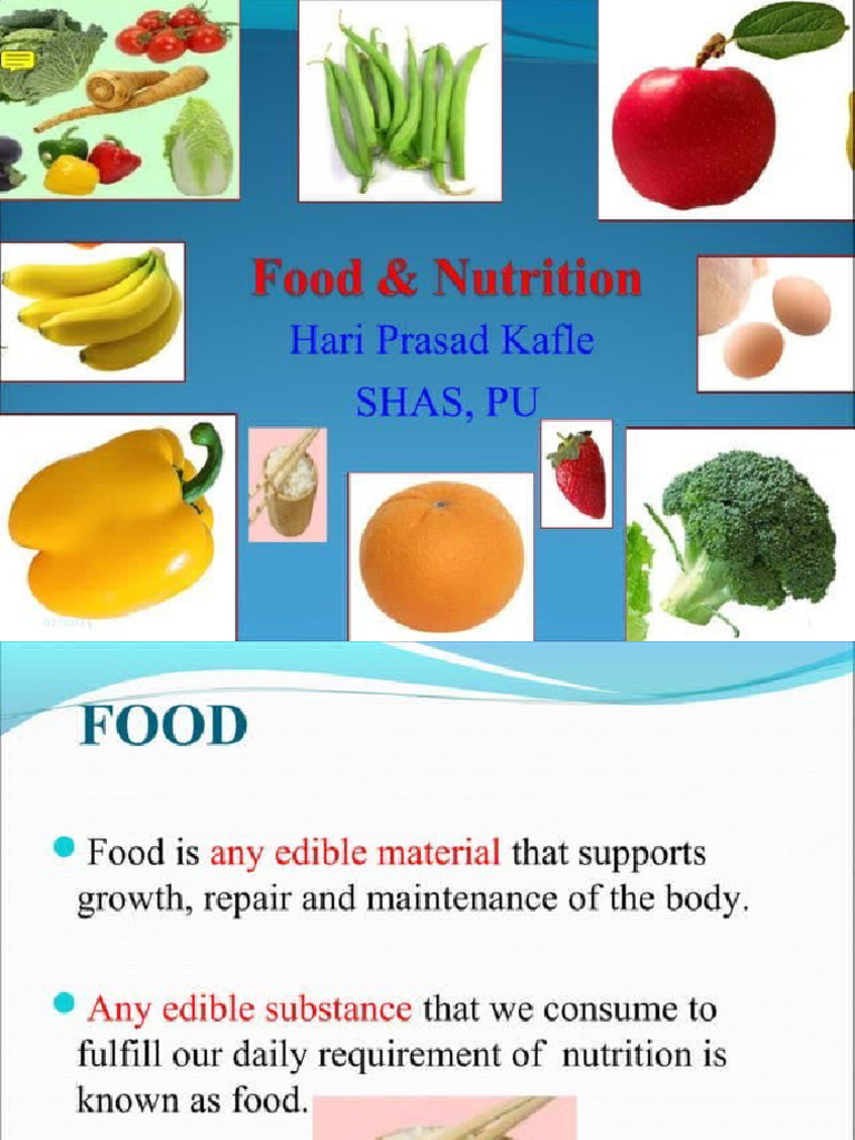 Food and Nutrition | PDF