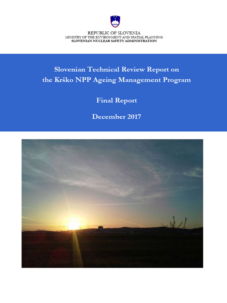 Krško NPP Ageing Management Program Review | PDF | Nuclear Regulatory ...