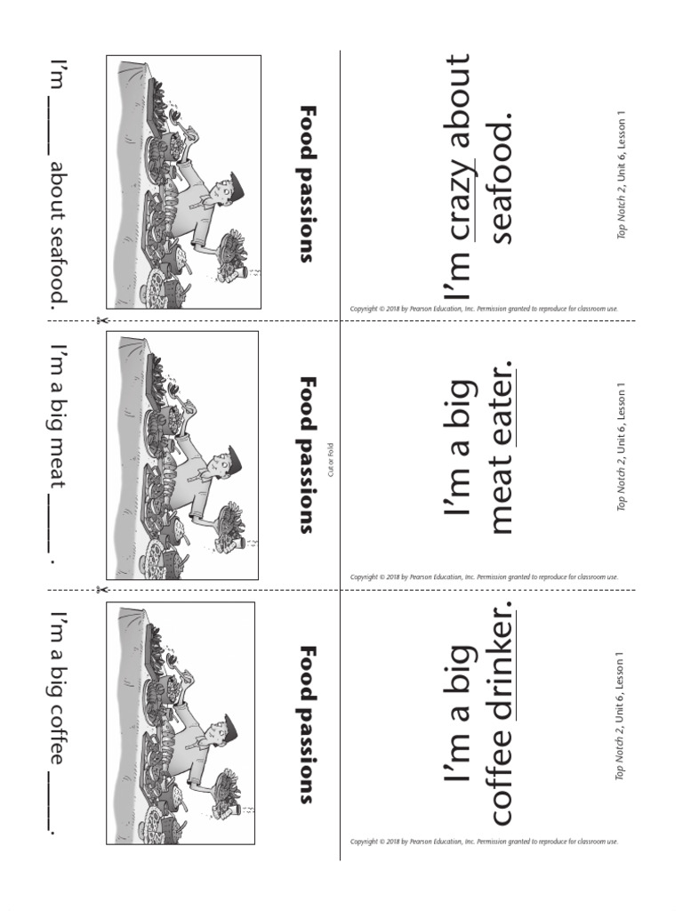 tn2 3e Flashcard U6 | PDF | Taste | Foods