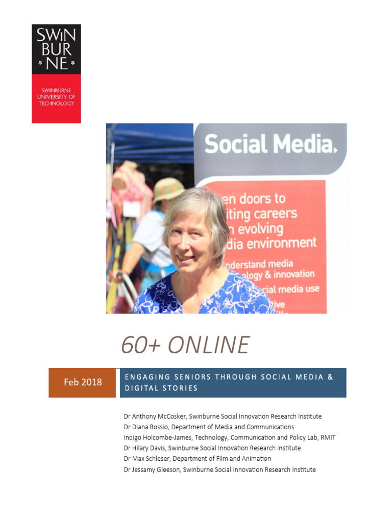 60+ Online - Engaging Seniors Through Social Media & Digital Stories ...