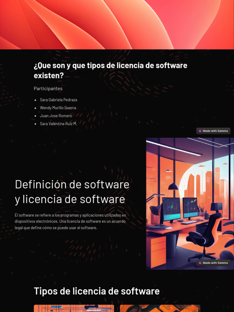 Tipos y definición de licencias de software | PDF