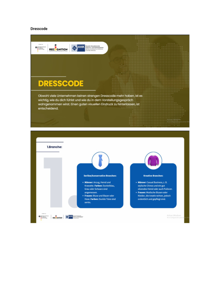 Dresscode | PDF