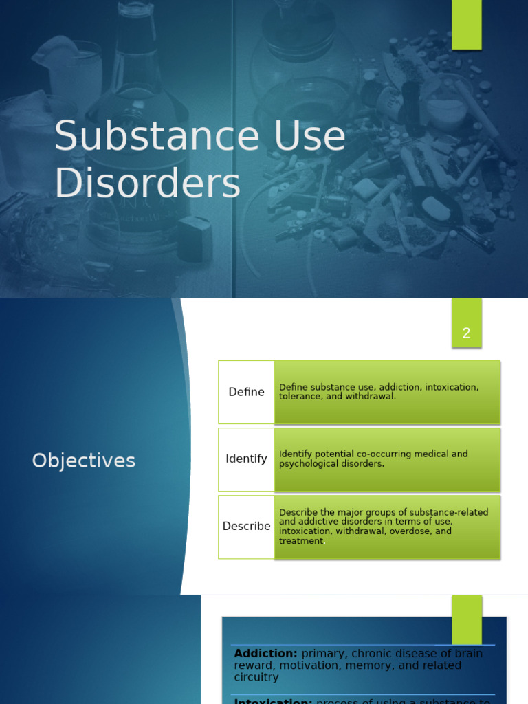 Substance Use Disorders Guide | PDF | Mental Disorder | Dual Diagnosis