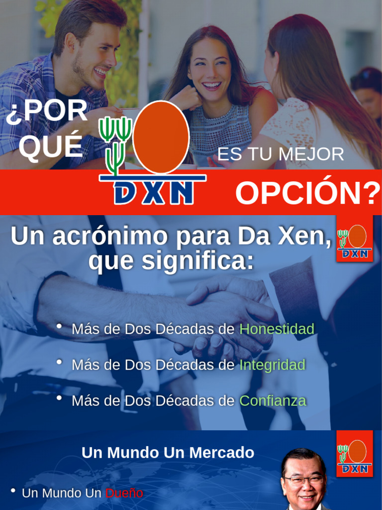 P. P. - Por qué DXN es tu mejor opción EM arquipa | PDF | Gluten | Refresco
