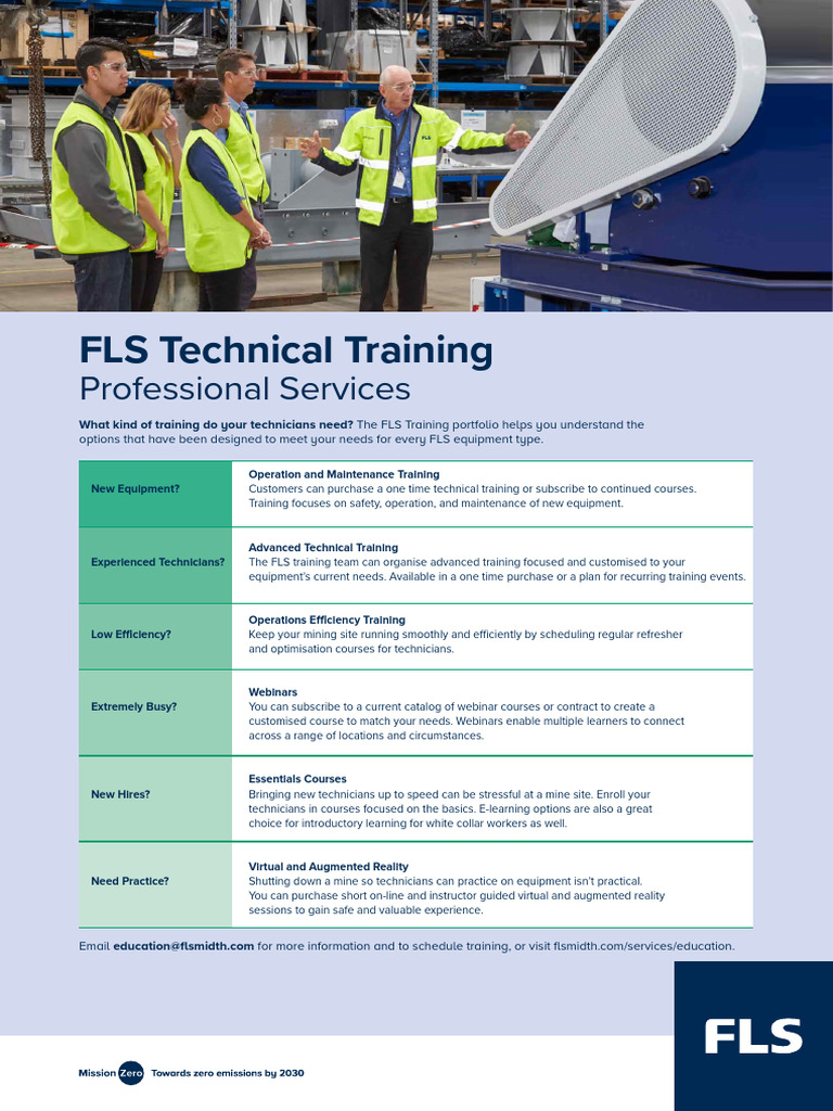 FLS TrainingPortfolio 2024 Brochure EN | PDF