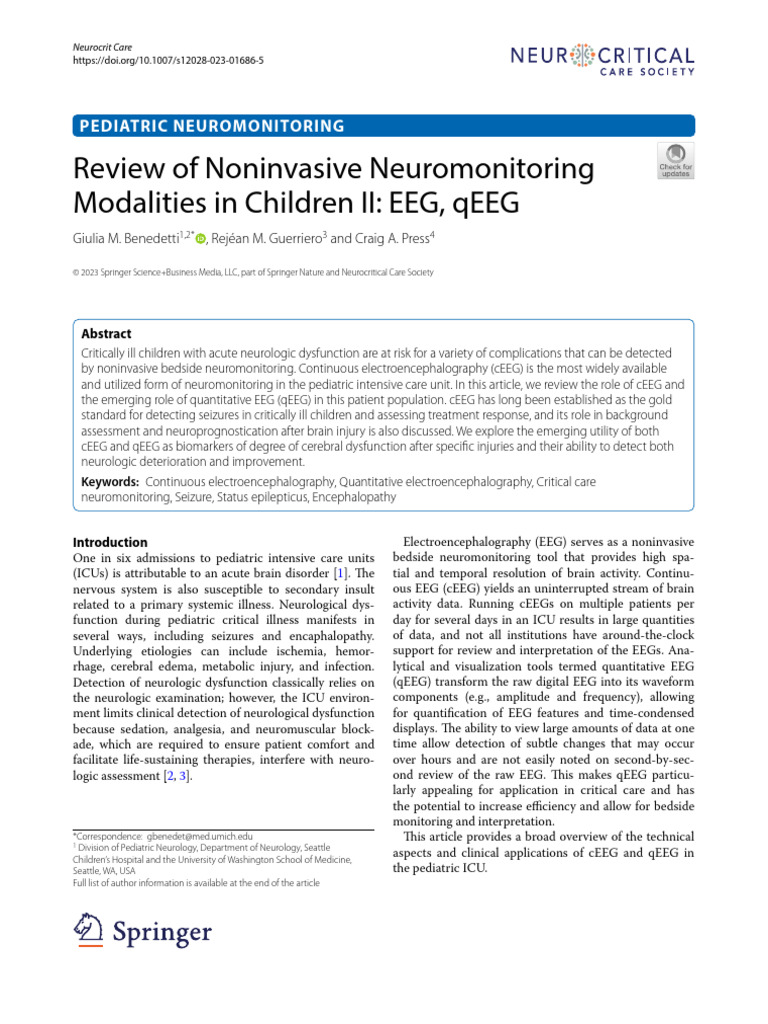 2023 Article 1686 | PDF | Electroencephalography | Traumatic Brain Injury