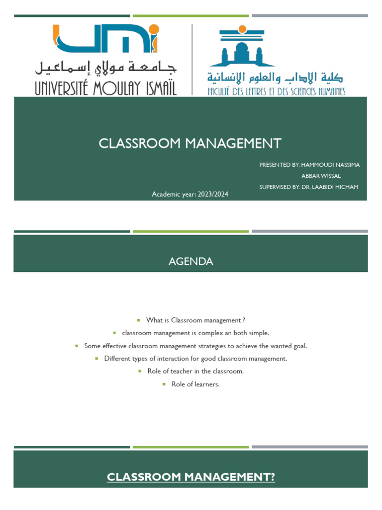 Classroom management | PDF | Classroom Management | Teachers