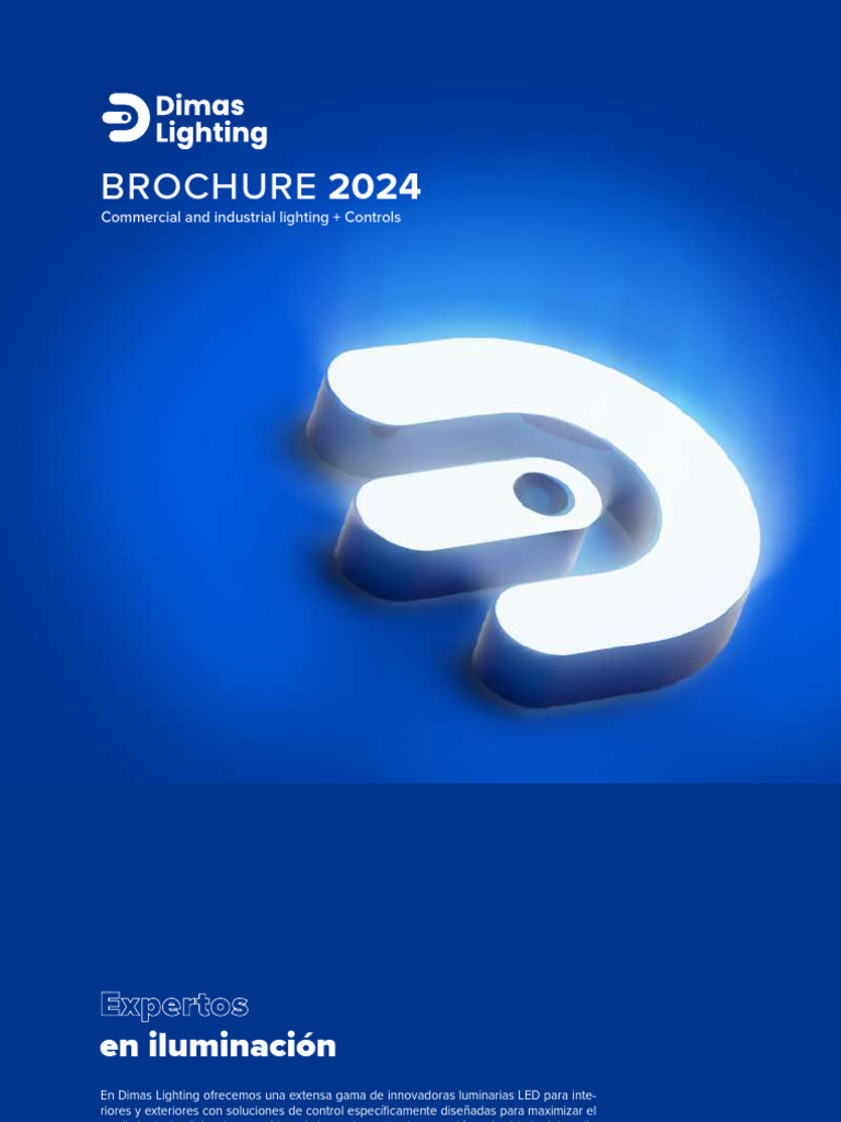 Brochure 2024 Dimas Lighting | PDF | Diodo emisor de luz | Uso eficiente de energía
