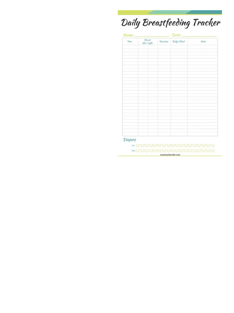 Feeding Tracker | PDF