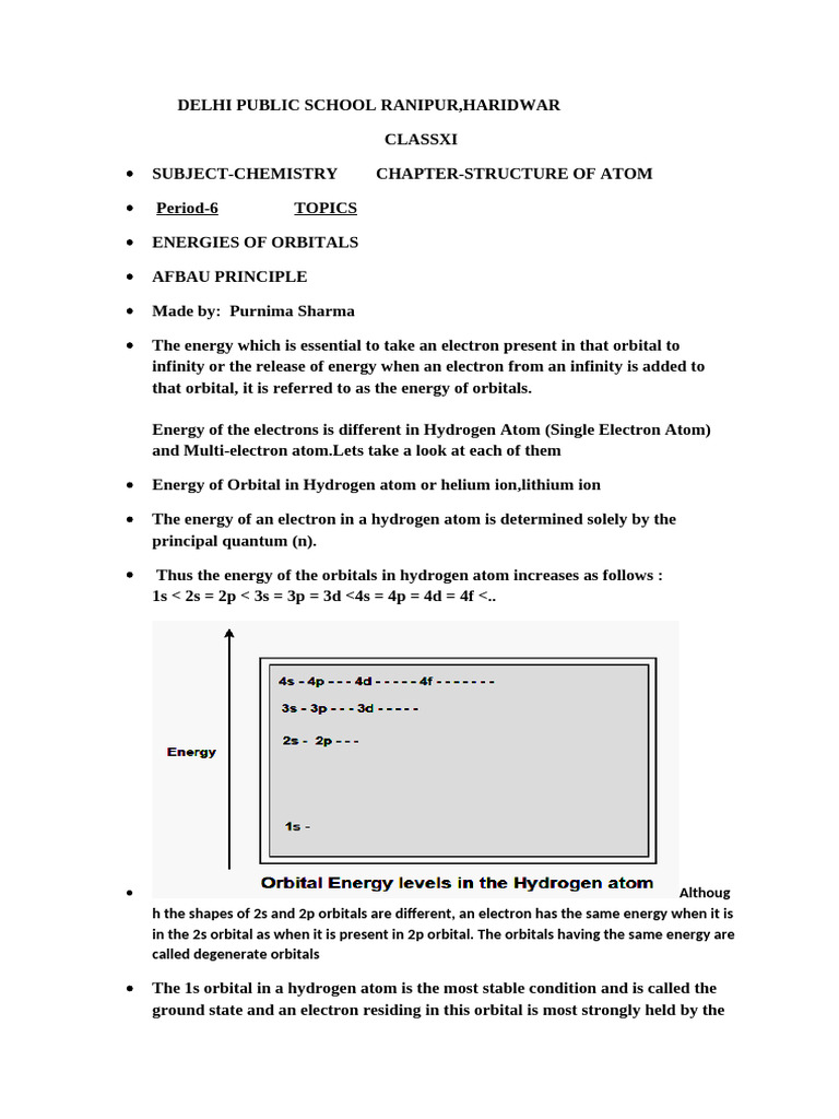 Chemistry: Atomic Structure Basics | PDF | Atomic Orbital | Atoms