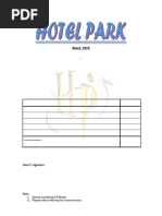 Hotel Lodge Bill Format Template | PDF | Receipt | Commerce