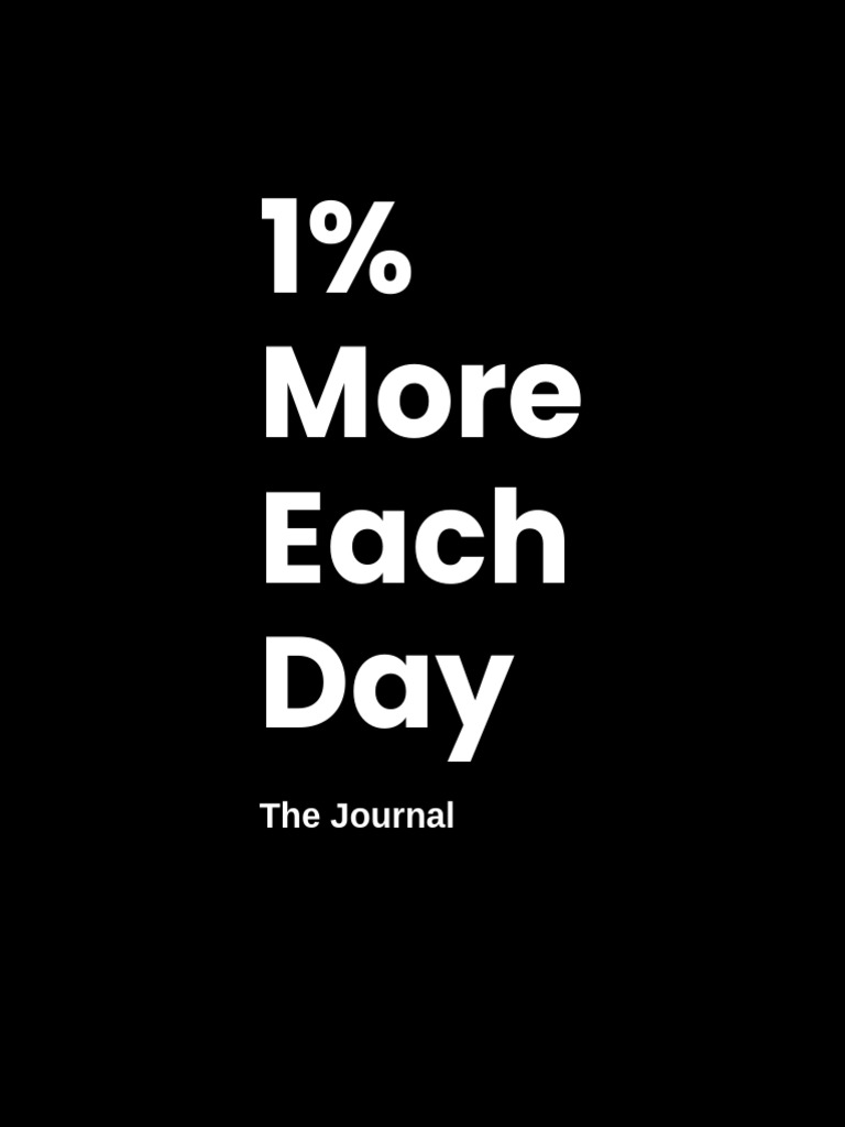 1% More Each Day | PDF