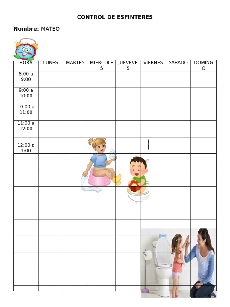 CONTROL DE ESFINTERES | PDF