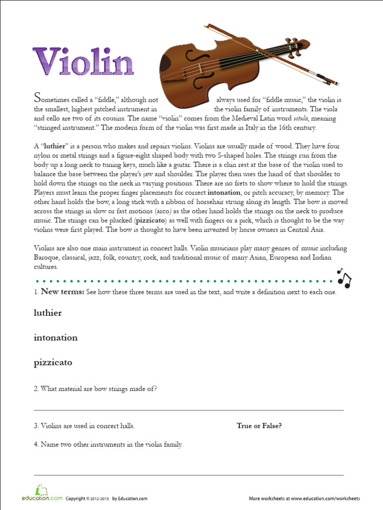 violin-facts | PDF