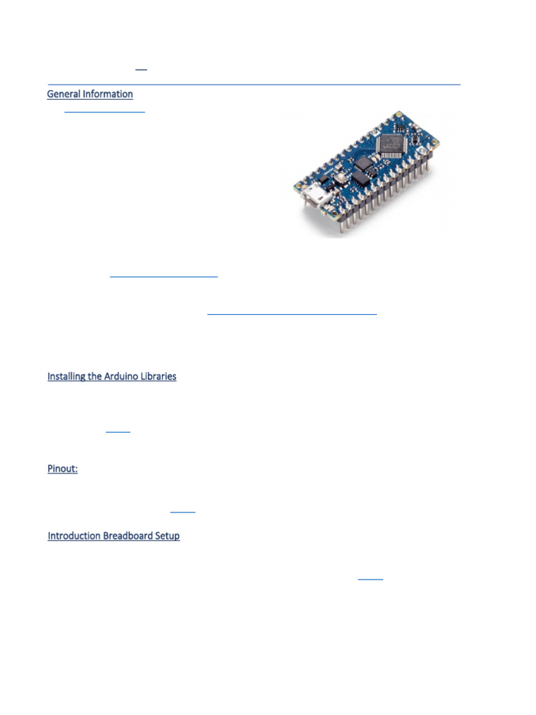 Arduino Nano Every Primer | PDF | Arduino | Electronic Engineering