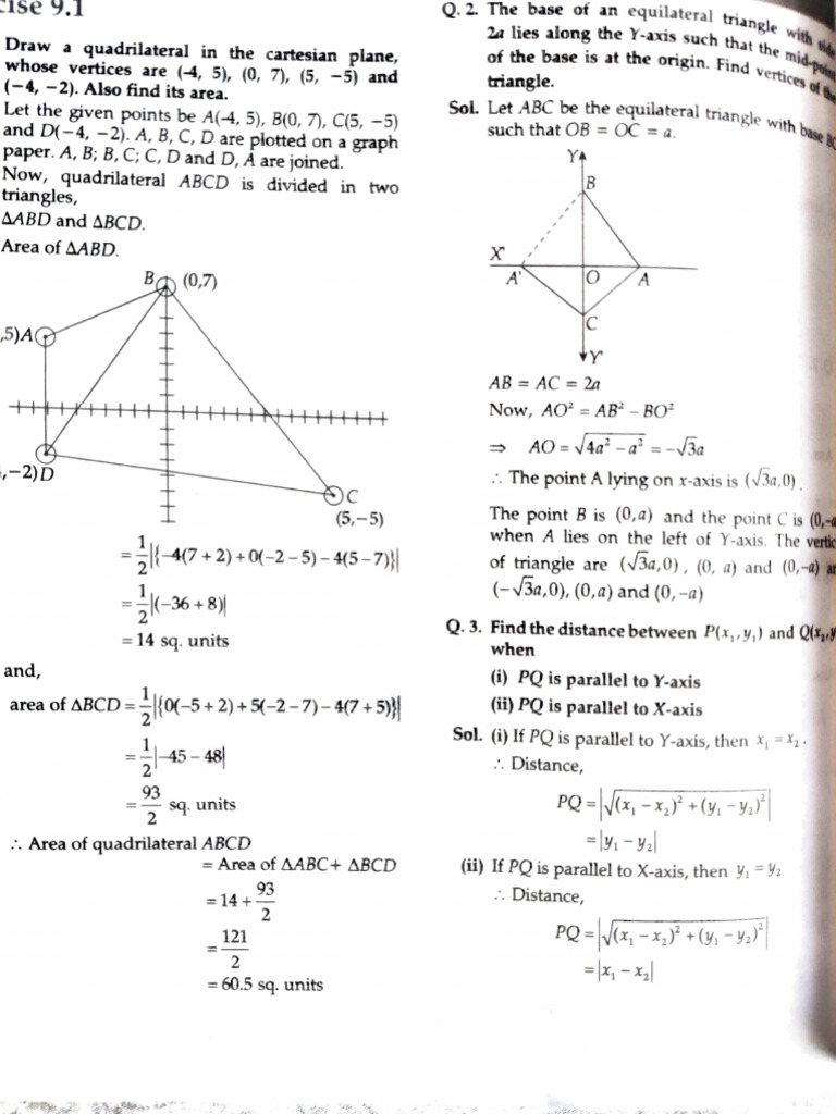 Chapter 9 Straight Lines | PDF