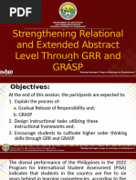 Grasps Model | PDF | Learning | Teachers