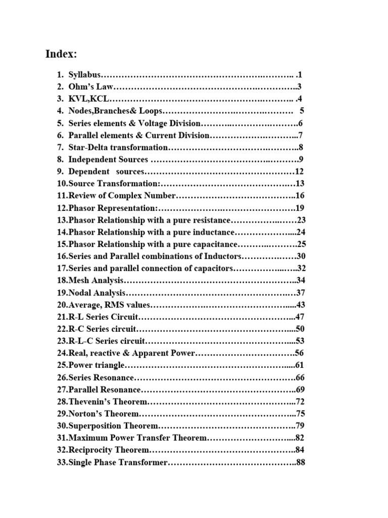 EX 303electrical Circuit | PDF | Electrical Impedance | Series And ...