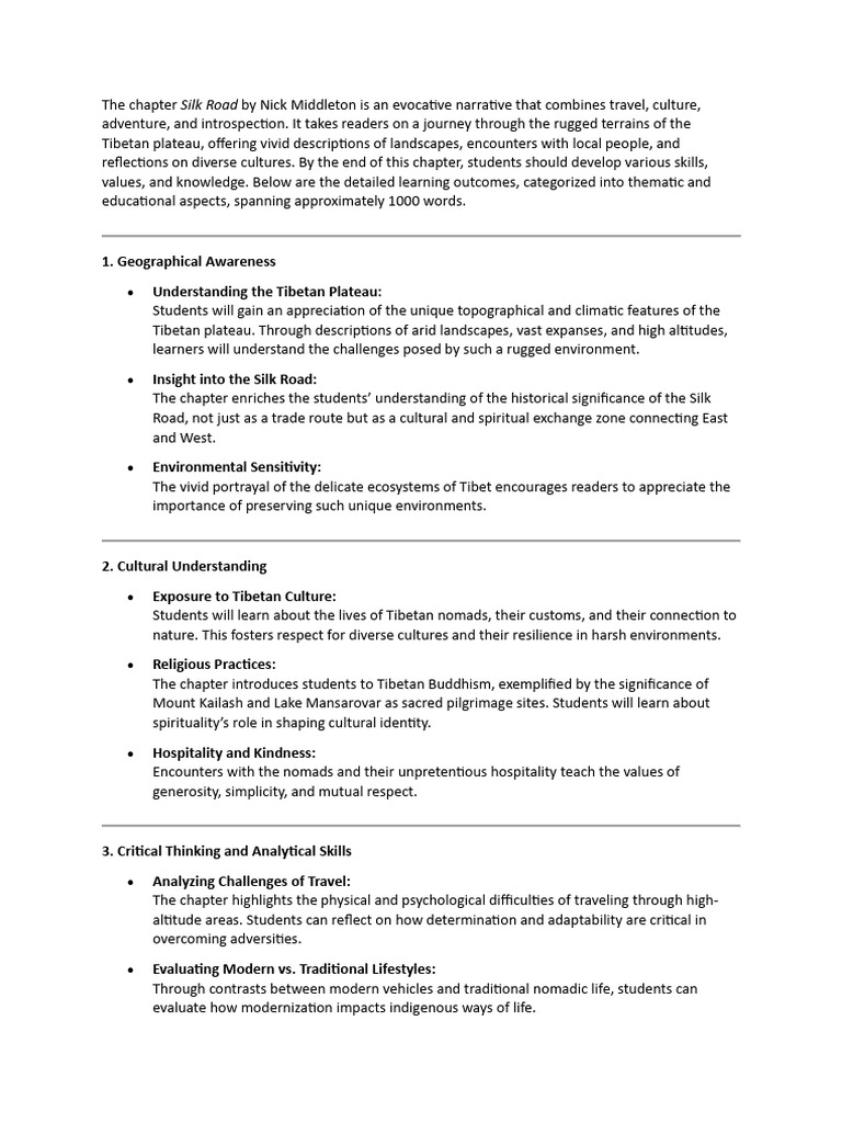 English Project Learning Outcomes | PDF | Liberal Arts Education
