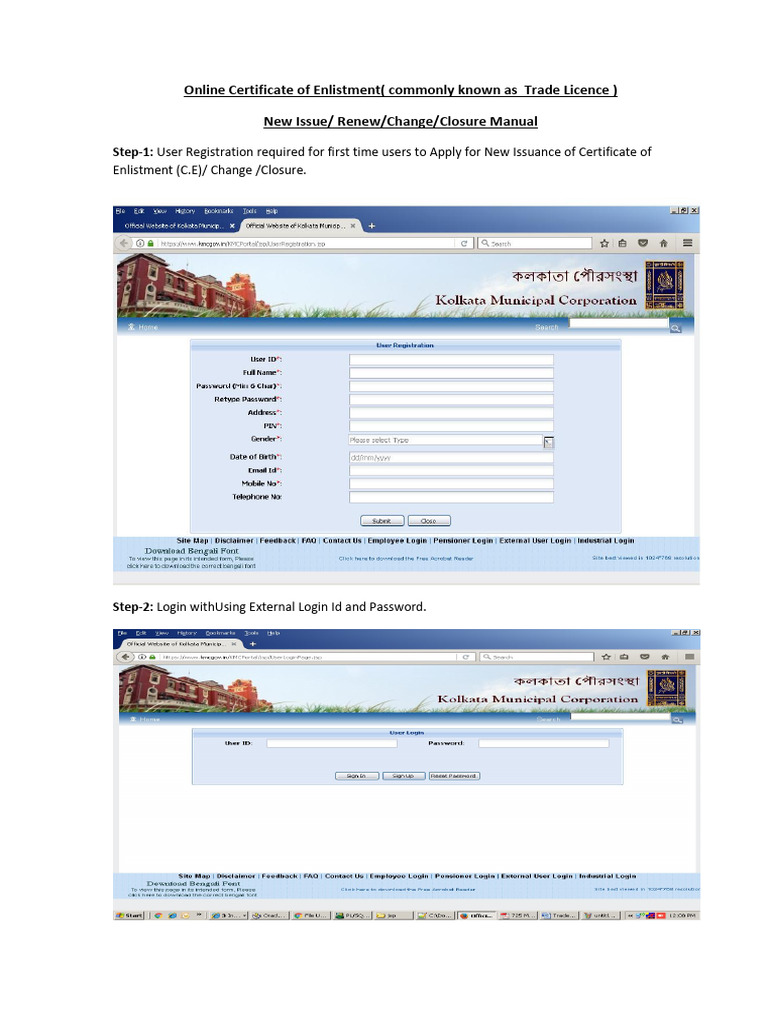 Online Certificate of Enlistment Guide | PDF | Identity Document