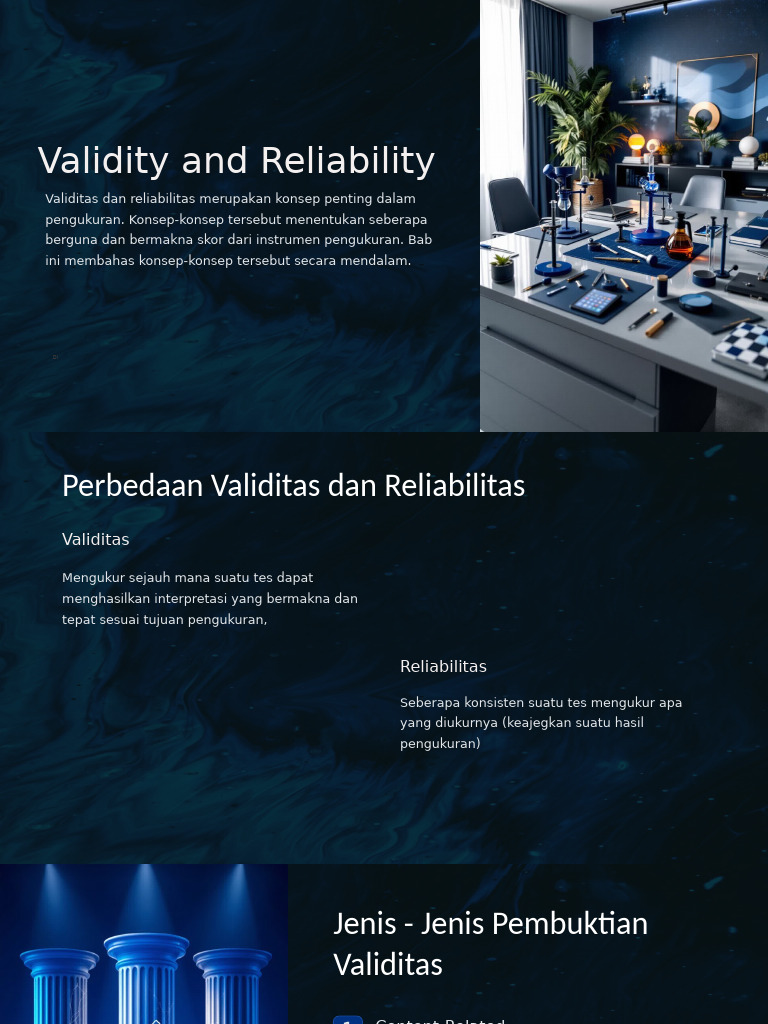 Validity and Reliability in Measurement | PDF | Validity (Statistics) | Statistical Theory