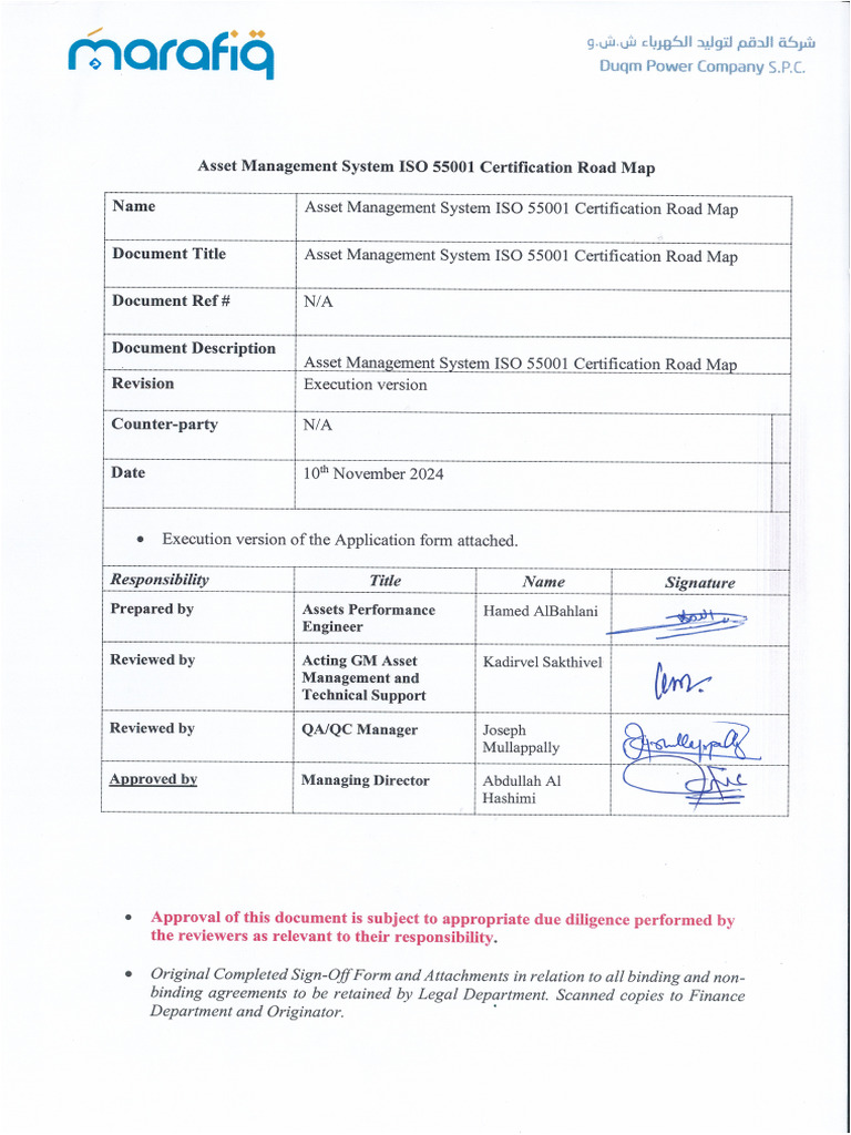Asset Management System Certification Guide | PDF | Internal Audit ...