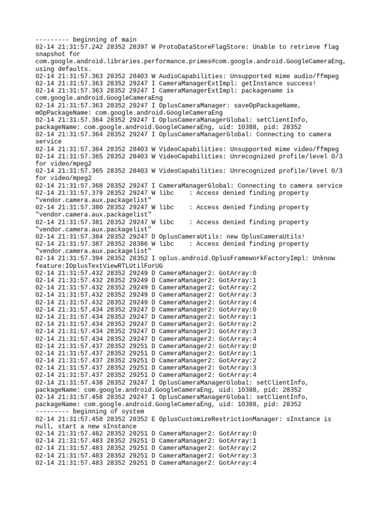Logcat 1739547117181 | PDF | Computing | Computer Programming