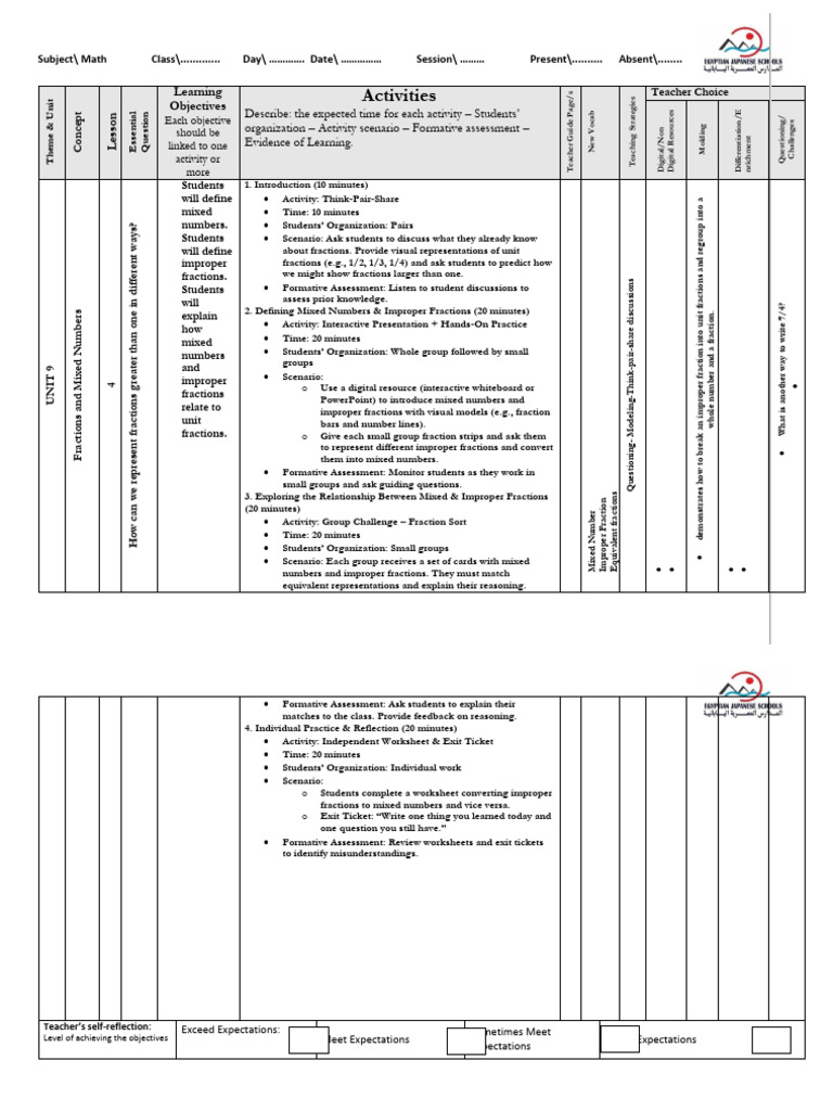 LESSON 4 UNIT 9 Lesson Plan | PDF | Behavior Modification | Human Communication
