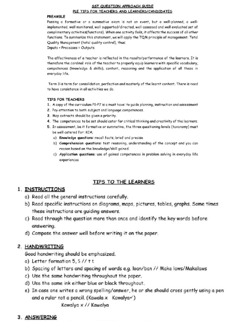 SST Briefing Tips (Tokyo) - 095832 | PDF