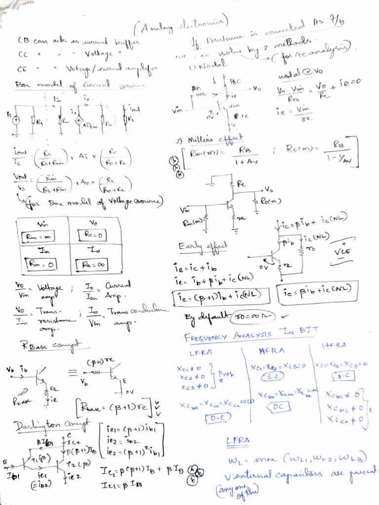 Analog Short Notes | PDF