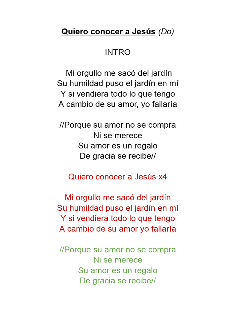 Quiero Conocer A Jesús-1 | PDF