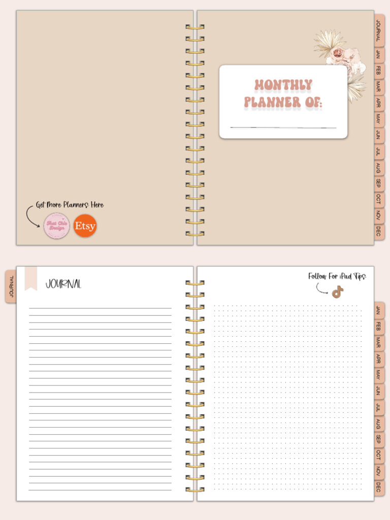 (Copy) Undated Free Planner | PDF