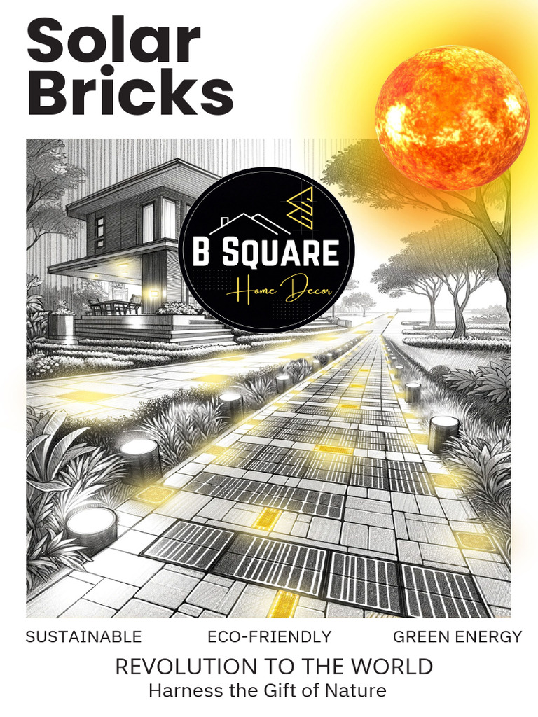 B2 Solar Bricks & Products | PDF | Solar Power | Lighting
