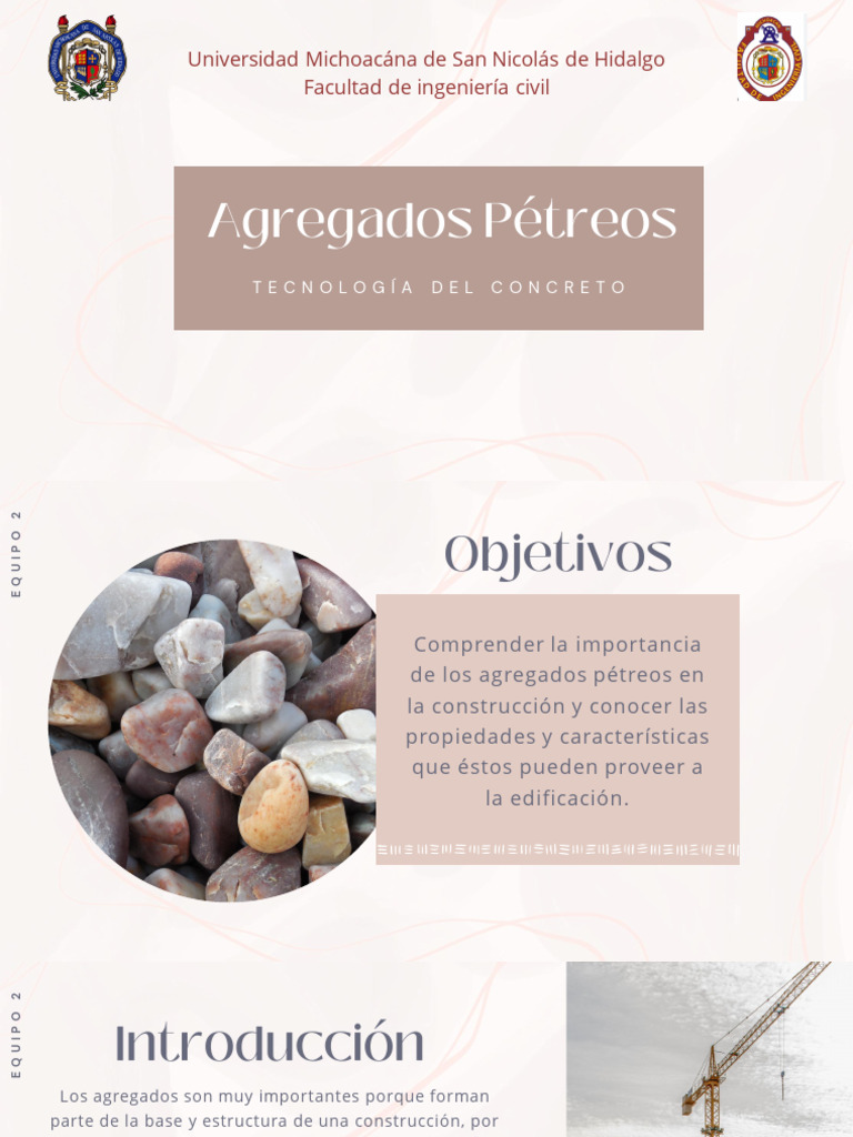 Importancia de los Agregados Pétreos en Construcción | PDF | Roca ...