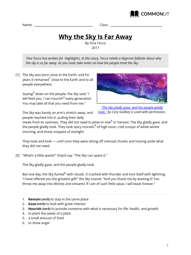 Extra Credit - Why The Sky Is Far Away | PDF