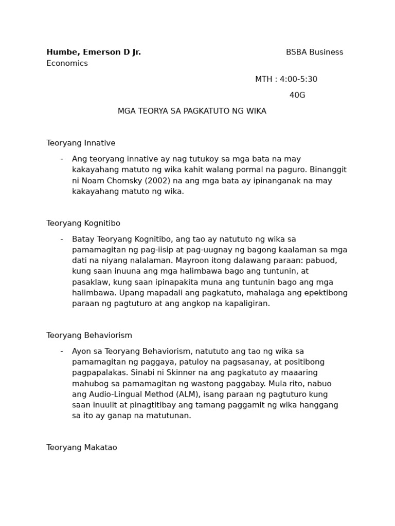 Wika | PDF