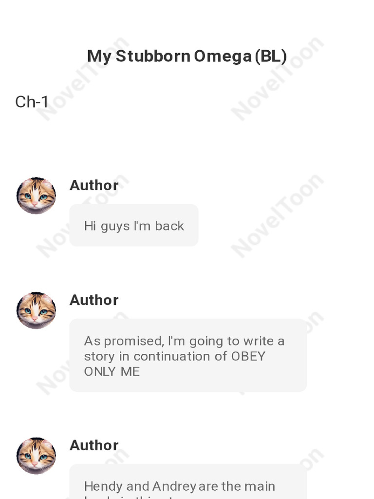 My Stubborn Omega (BL) | PDF