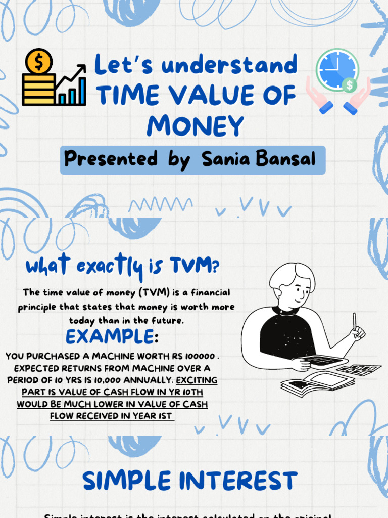 Let's Understand TIME VALUE | PDF | Net Present Value | Time Value Of Money