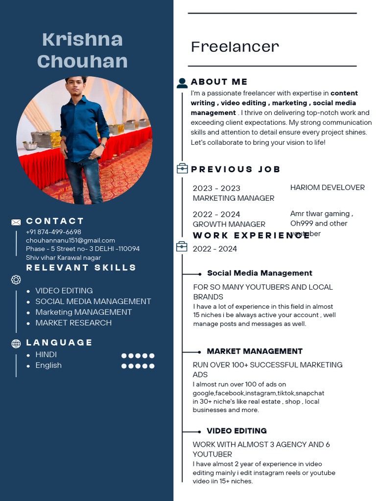 Krishna Freelancer Resume - PDF 20250102 151114 0000 | PDF | Human ...