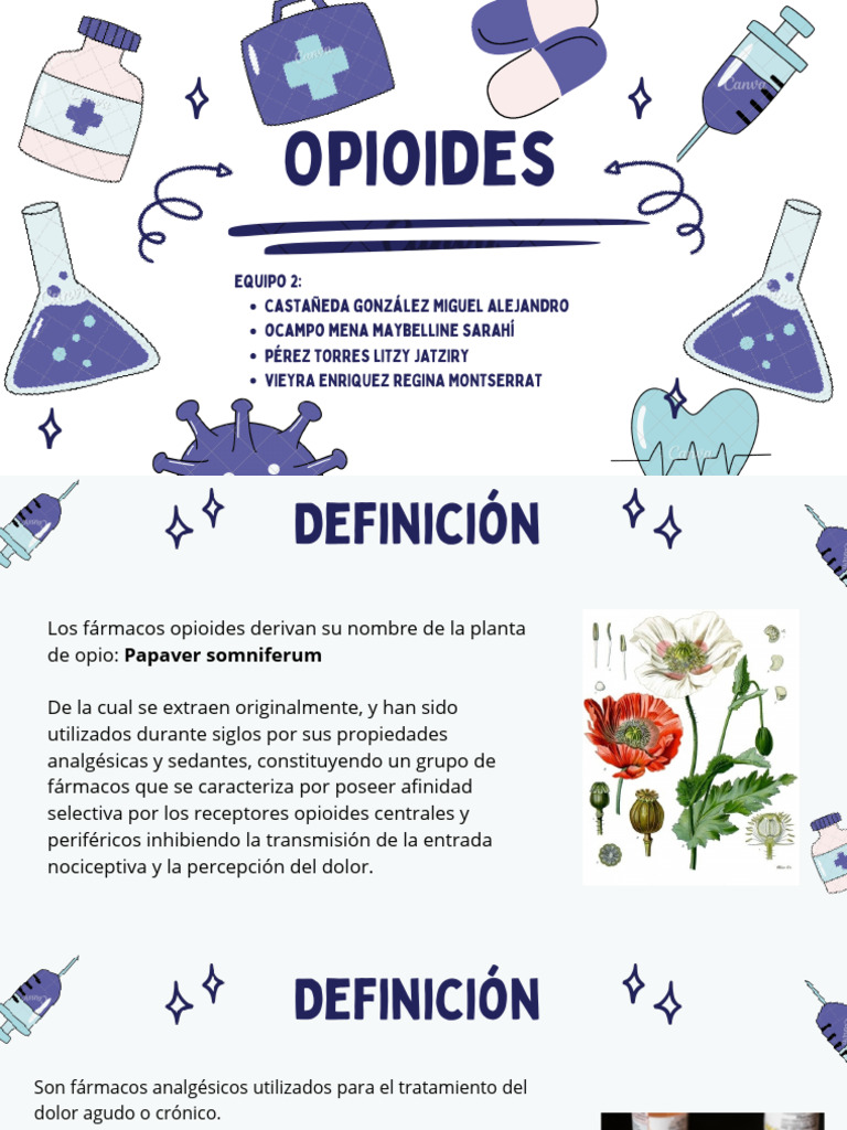 Opioides.pdf | PDF | Opioide | Analgésico
