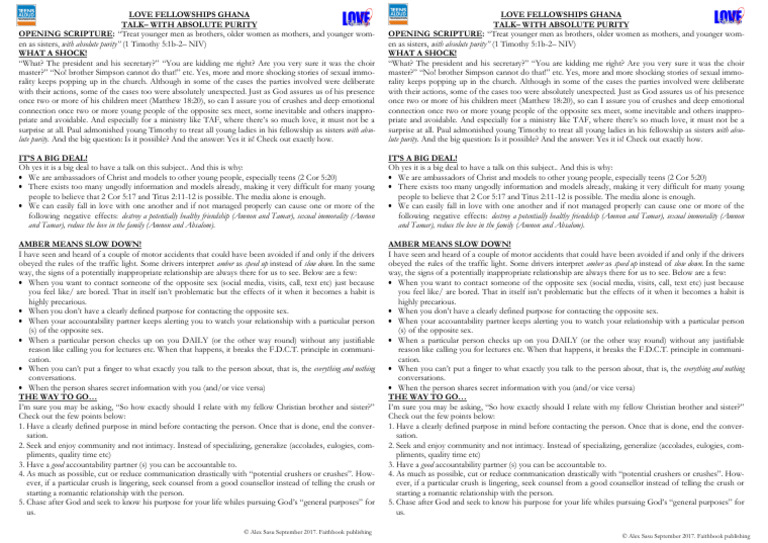 Talk - With Absolute Purity | PDF