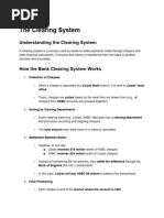 Inward and Outward Clearing | PDF