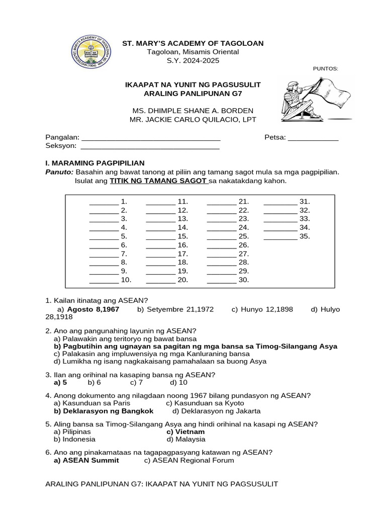 AP7-4TH-UNIT-W-ANSWERS | PDF