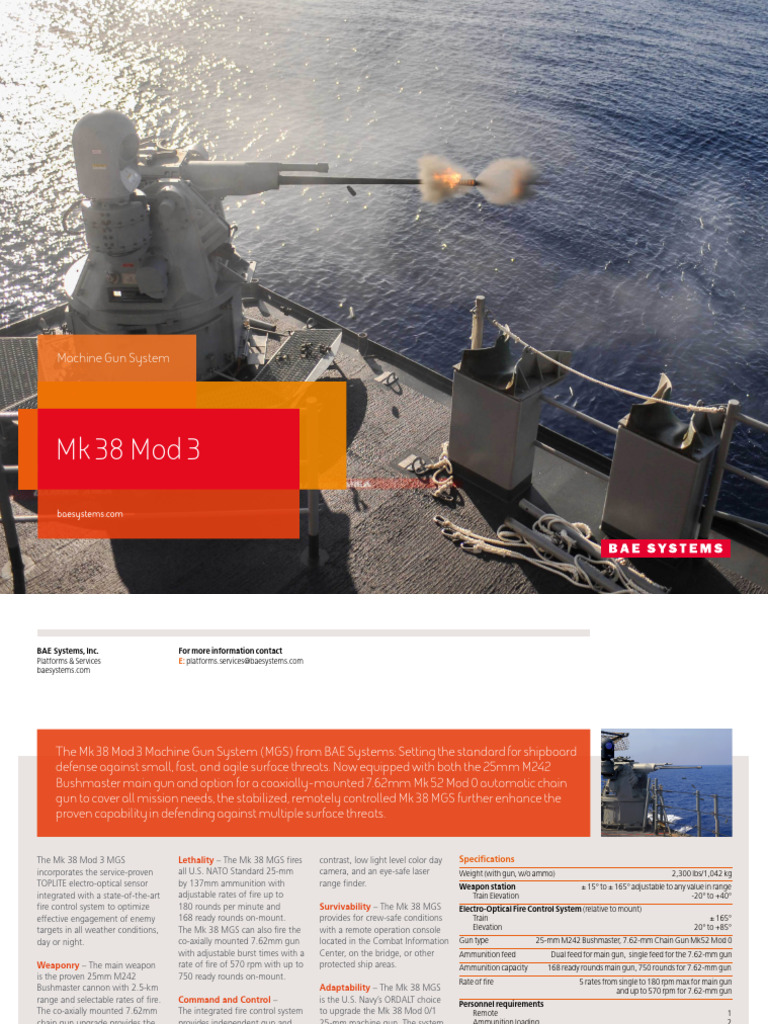 BAE Digital USL Landscape Mk+38+Mod+3 Machine+Gun+System | PDF ...