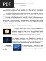 SCIENCE 3 Q4 TAGALOG - Mga Natural Na Bagay Na Makikita Sa Kalangitan | PDF