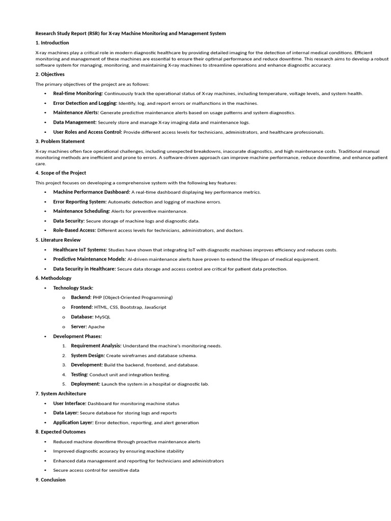 Research Study Report | PDF | Internet Of Things | Databases