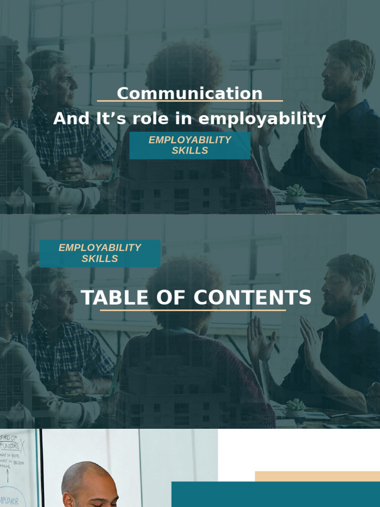 Communication AND ITS ROLE IN EMPLOYABILITY | PDF